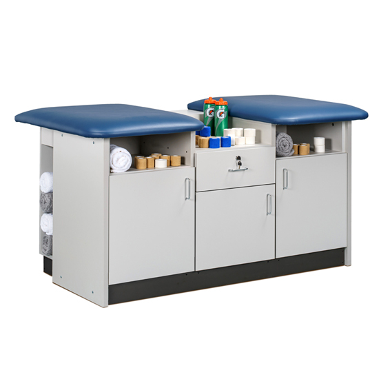 7299-36 - 36" Cabinet-style, 2-Seat, Taping Station… | HomeTeam Tables