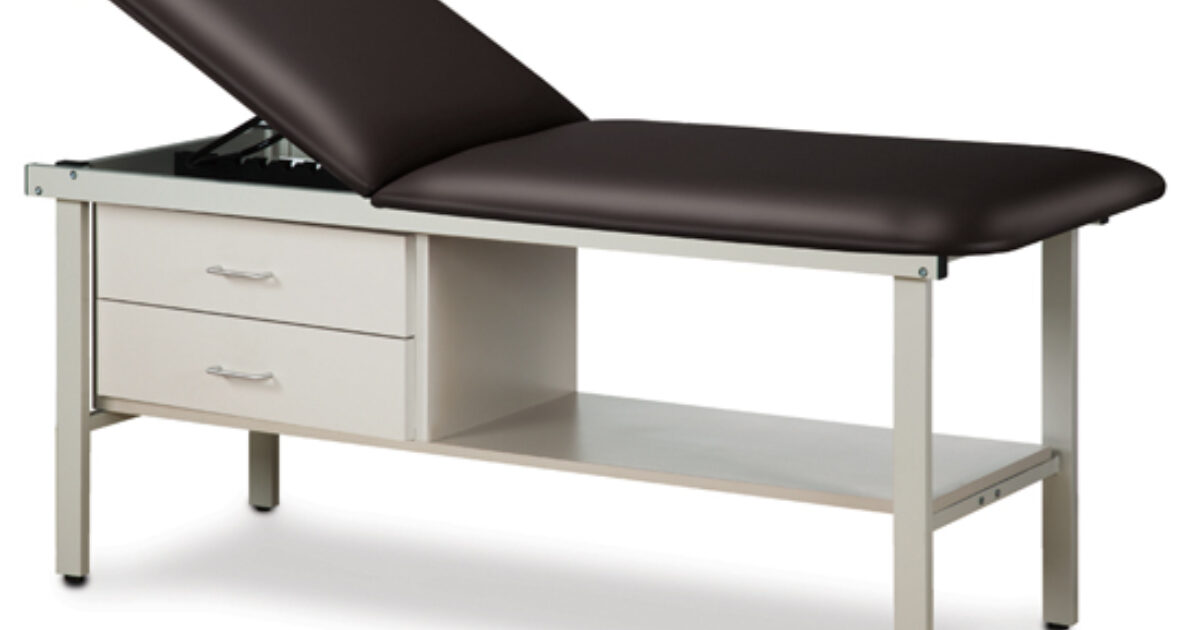 3013 - Alpha Series, Treatment Table with Drawers | HomeTeam Tables