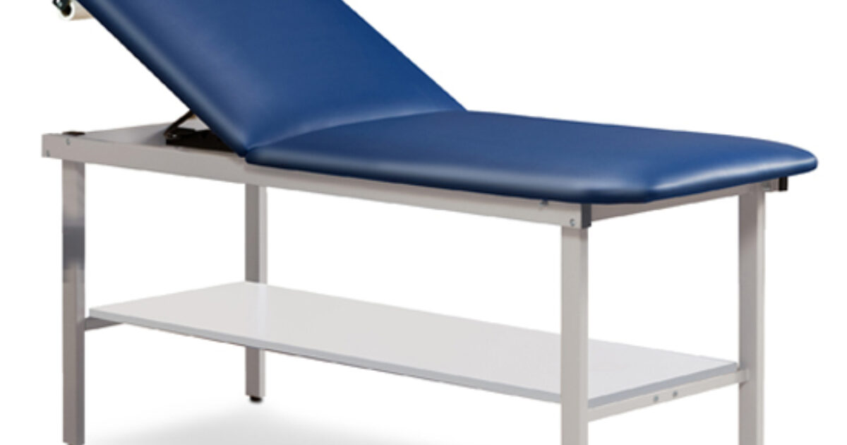 3020 - Alpha Series, Treatment Table with Shelf | HomeTeam Tables