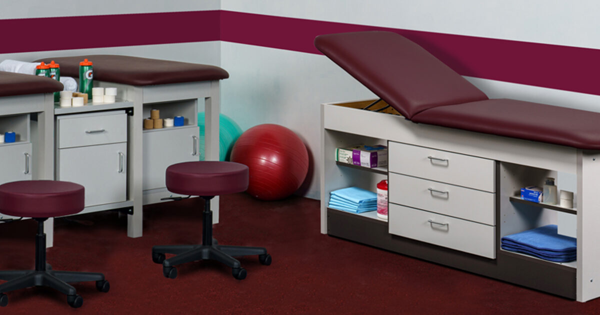 Cabinet Style Treatment Tables | HomeTeam Tables