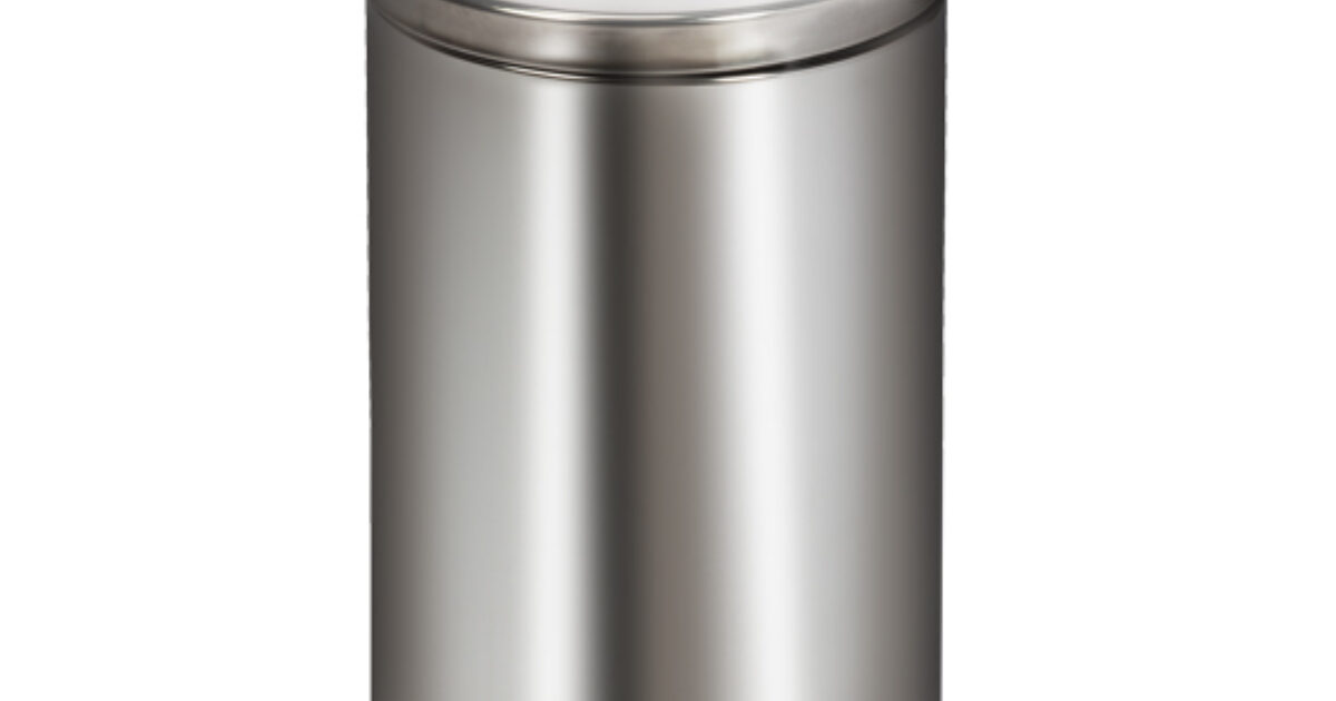 TR-20S - Medium Round Stainless Steel* Waste… | HomeTeam Tables
